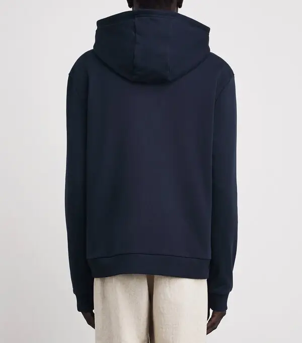Commas Cotton Floral Bouclé Hoodie