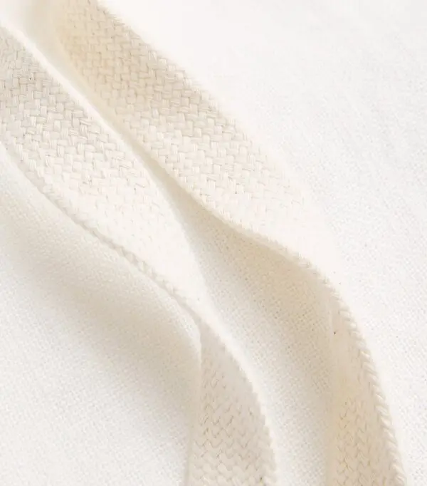 Commas Linen Drawstring Shorts