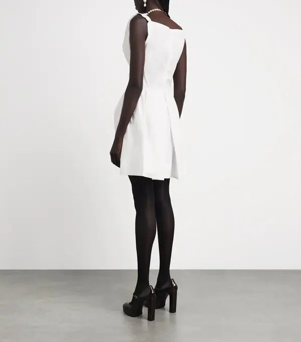 VIVIENNE WESTWOOD Cotton Mini Dress - White