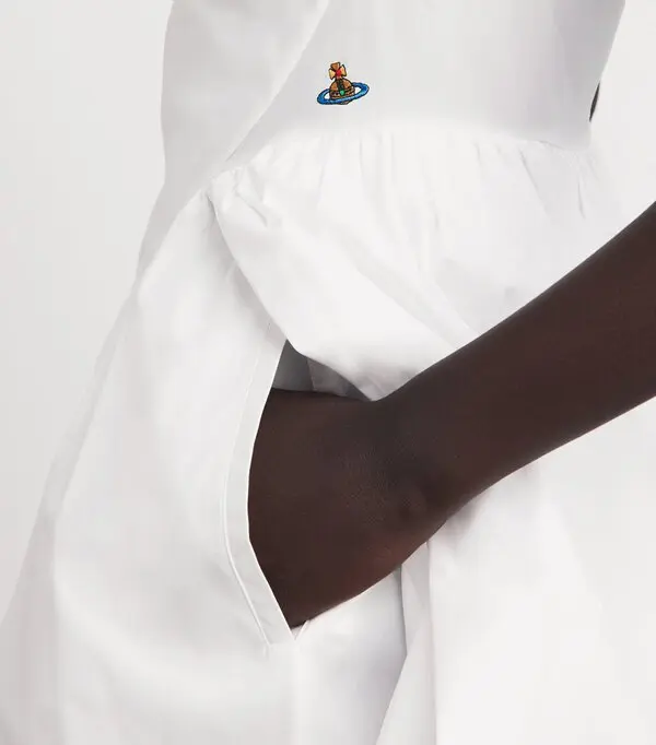 VIVIENNE WESTWOOD Cotton Mini Dress - White