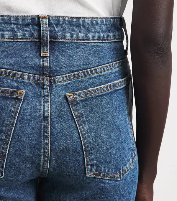 Khaite Abigail Cropped High-rise Jeans