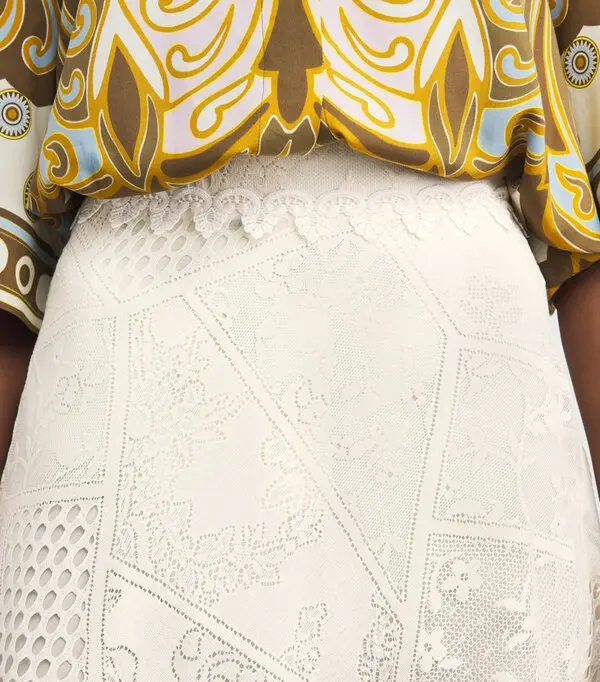 La DoubleJ Lace Midi Skirt
