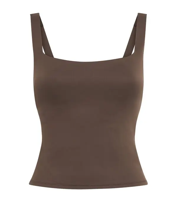 NIKESKIMS Square-neck Tank Top - Brown
