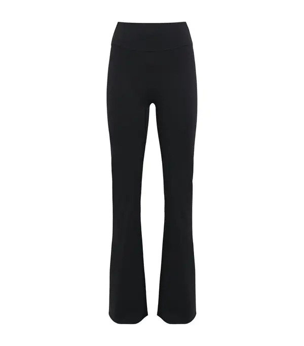 NIKESKIMS Foldover Slim Flare Leggings - Black
