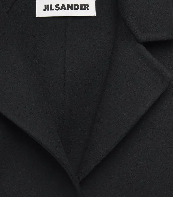 JIL SANDER Wool Belted Coat