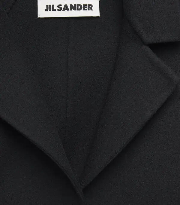 JIL SANDER Wool Belted Coat