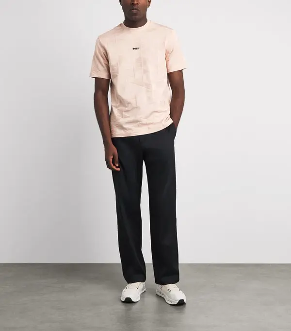 BOSS Cotton Network Logo T-shirt