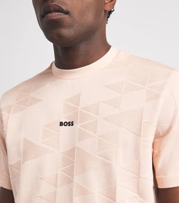 BOSS Cotton Network Logo T-shirt