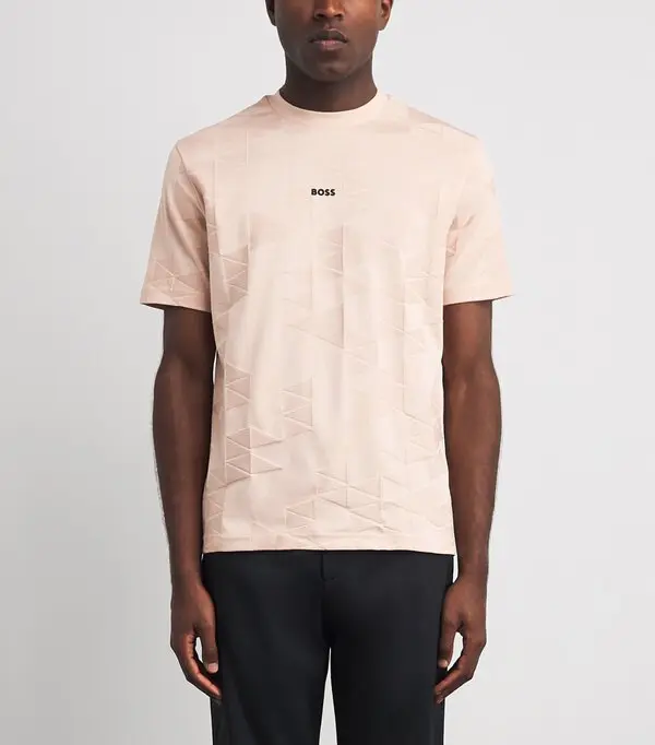BOSS Cotton Network Logo T-shirt