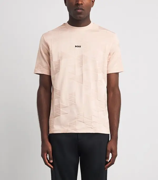 BOSS Cotton Network Logo T-shirt