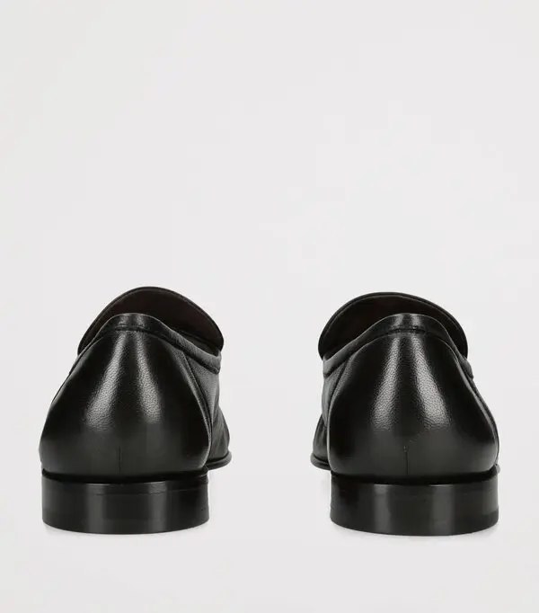 THE ROW Soft Moccasin Two Leather Loafers