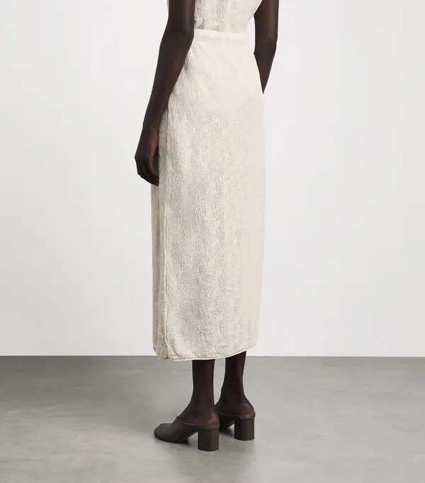 LAUREN MANOOGIAN Pima Cotton Terra Midi Skirt