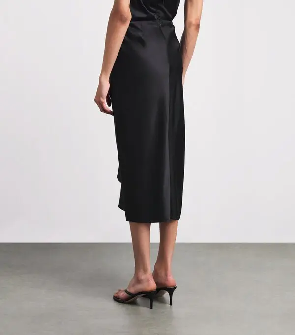 Cinq À Sept Silk Cynthia Midi Skirt