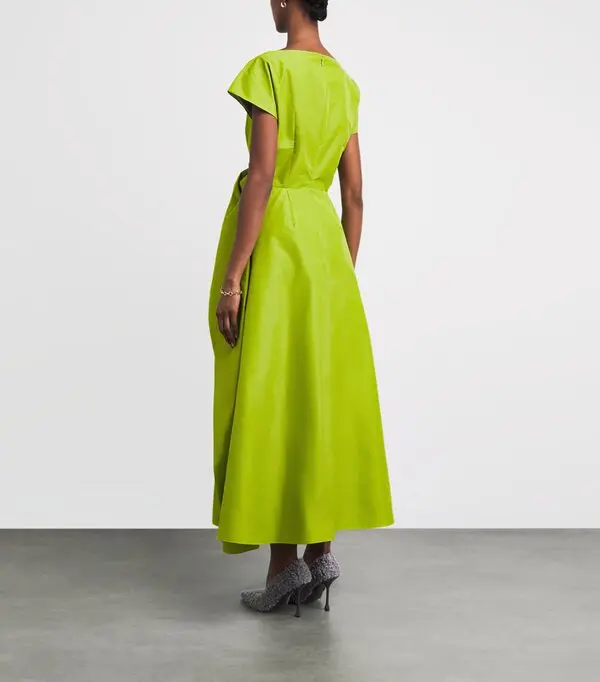 ROKSANDA Crepe Draped Nila Midi Dress