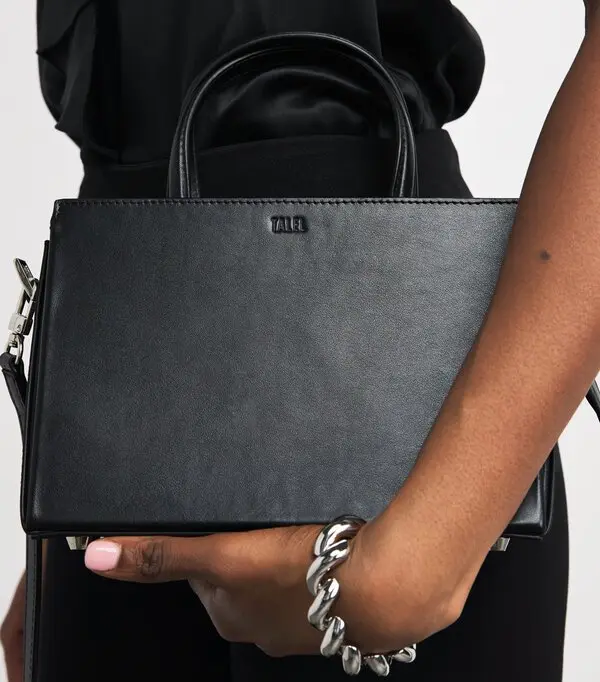 TALEL PARIS Medium Leather V2 Tote Bag