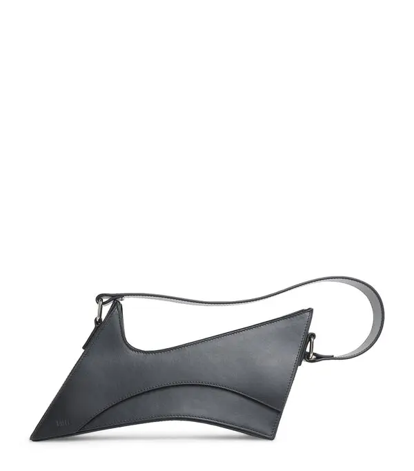 TALEL PARIS Leather Wave Shoulder Bag