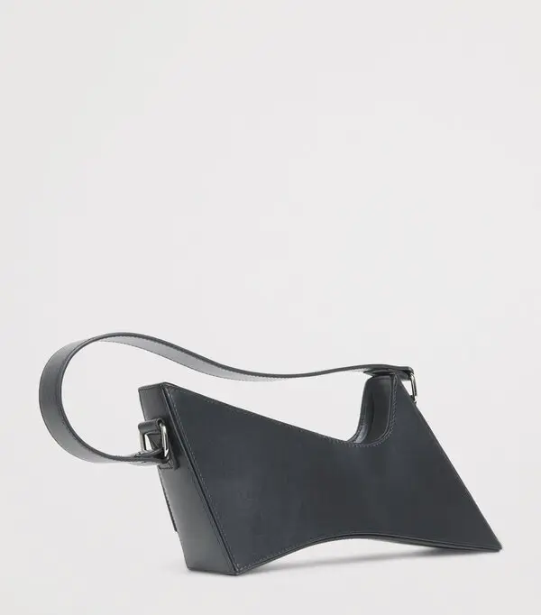 TALEL PARIS Leather Wave Shoulder Bag
