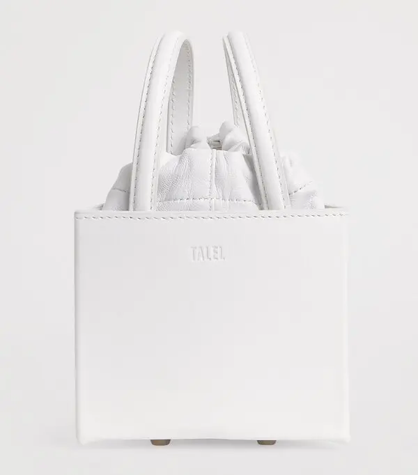 TALEL PARIS Small Leather Triangle Bag