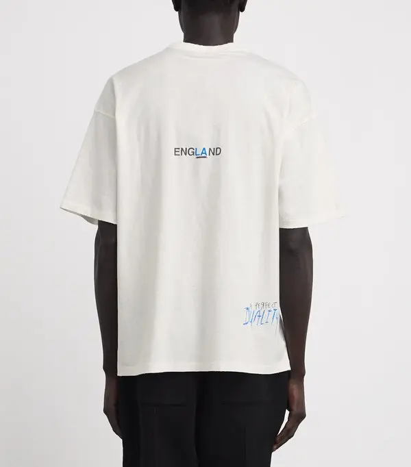 REPRESENT Organic Cotton-hemp Printed T-shirt