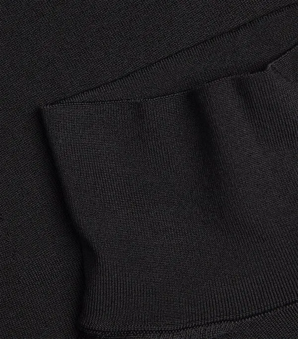 Brandon Maxwell Knitted Funnel-neck Long-sleeve Top