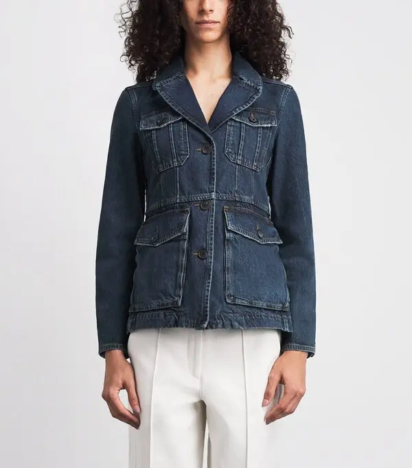 ME+EM Italian Denim Utility Jacket