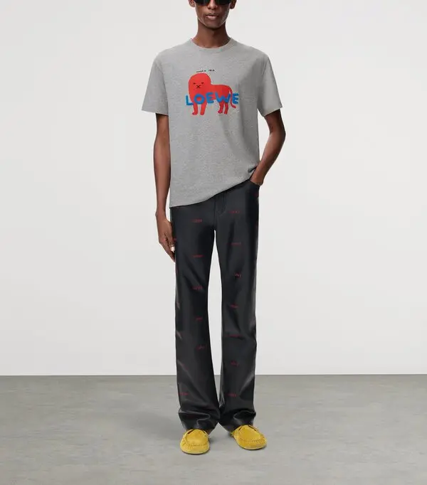 Loewe Cotton Relaxed Lion T-shirt