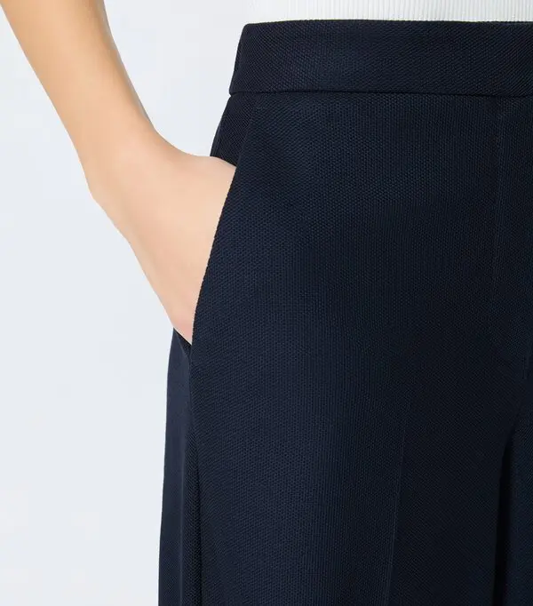 Max Mara Cotton Wide-leg Trousers