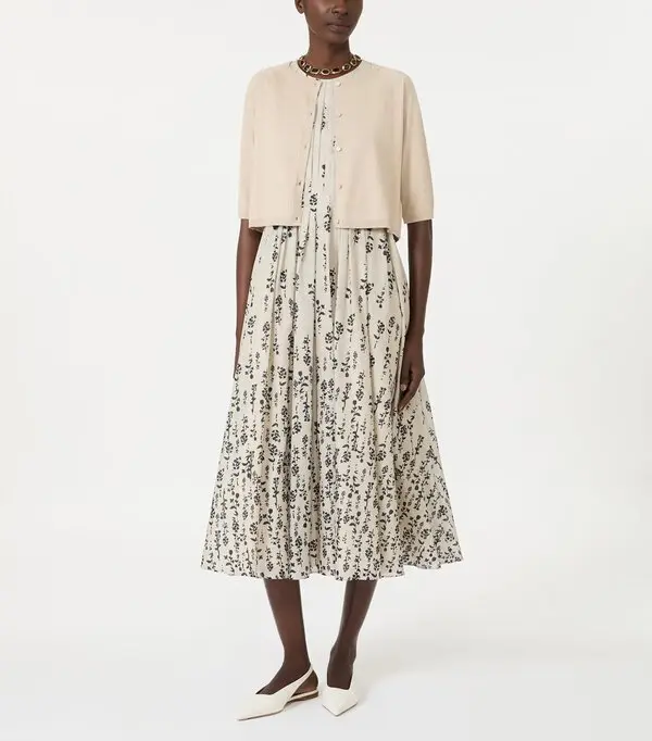 Max Mara Cotton-silk-cashmere Cardigan