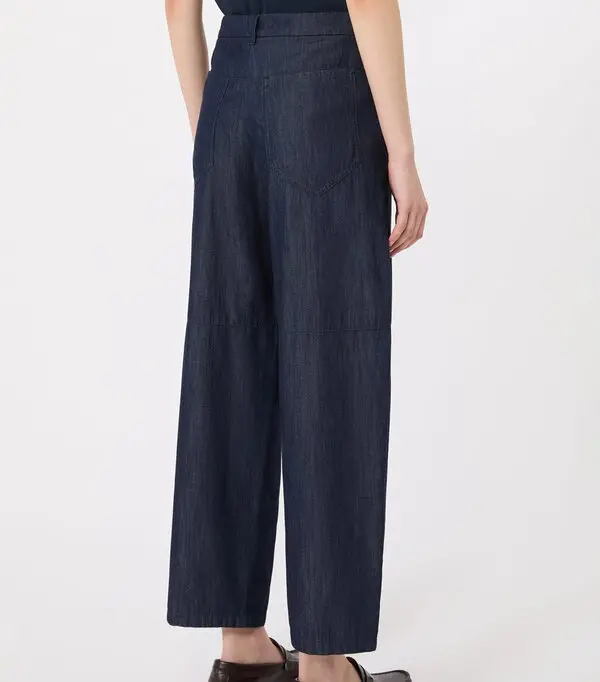 Max Mara Cropped Barrel Jeans