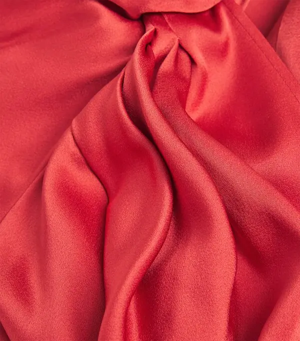 Stella McCartney Satin One-shoulder Mini Dress