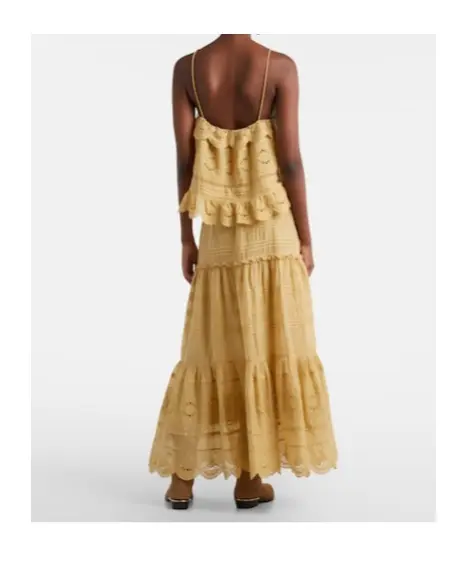 Isabel Marant Étoile Paoline Tiered Cotton Maxi Skirt