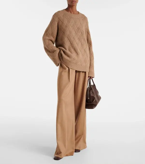 Jardin Des Orangers Oversized Wool And Cashmere Sweater