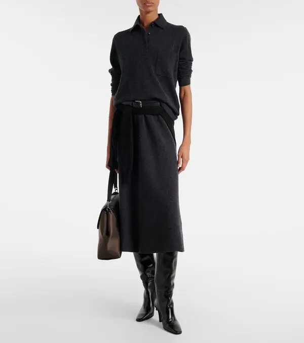 Jardin Des Orangers Wool And Cashmere Polo Sweater