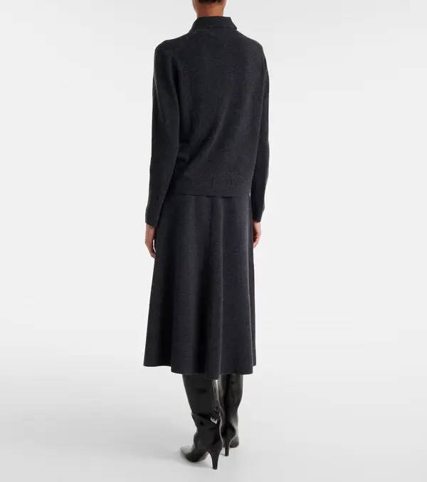 Jardin Des Orangers Wool And Cashmere Polo Sweater