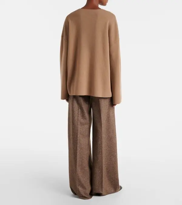 Jardin Des Orangers V-neck Knitted Sweater