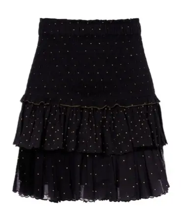 Isabel Marant Étoile Polka-dot Embroidered Cotton Miniskirt