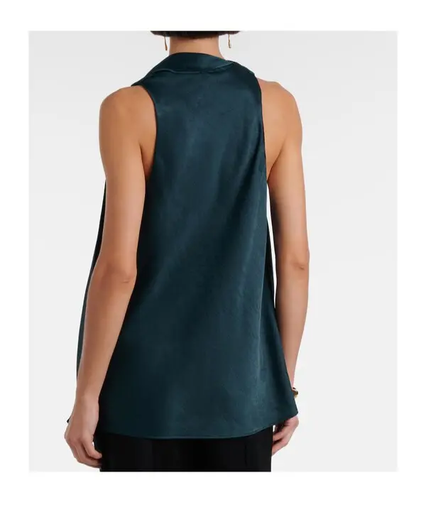 Vince Scarf-detail Satin Top