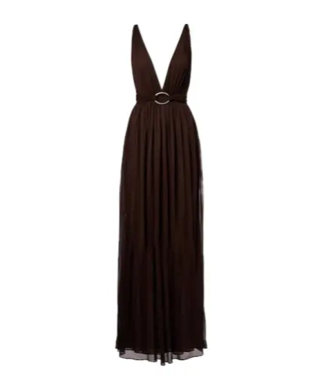 Tory Burch Belted Jersey Maxi Dress