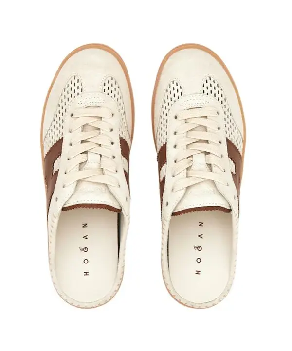 Hogan Openwork Flat Mules