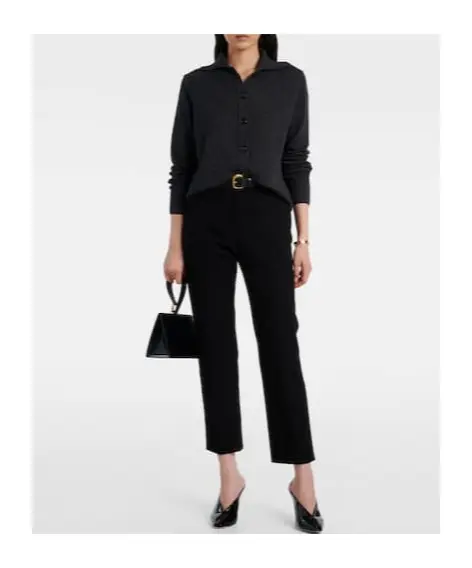 Jardin Des Orangers Collared Knitted Cardigan