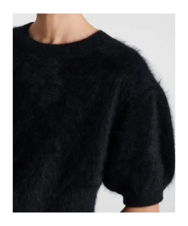 LISA YANG Juniper Brushed Cashmere Top