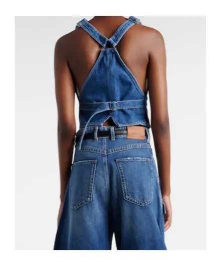 Sportmax V-neck Denim Vest