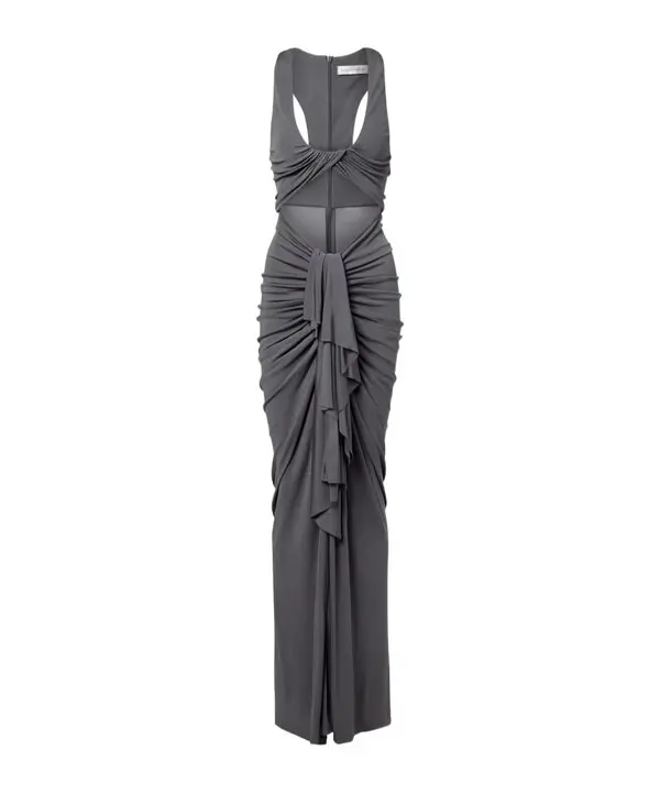 Christopher Esber Vivenda Cutout Gathered Gown