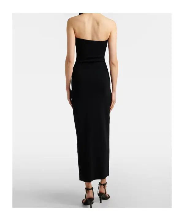 Christopher Esber Odessa Embellished Ribbed-knit Midi Dress