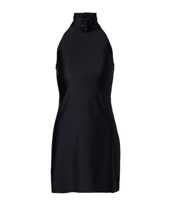 COURREGES Buckle-detail Jersey Minidress