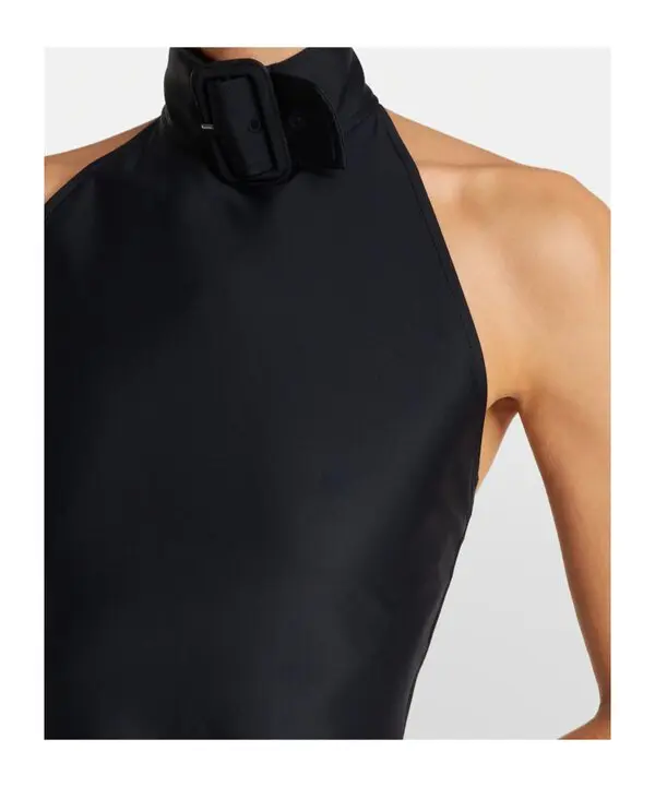 COURREGES Buckle-detail Jersey Minidress