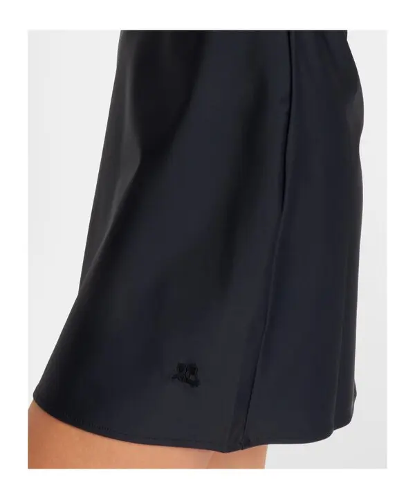 COURREGES Buckle-detail Jersey Minidress