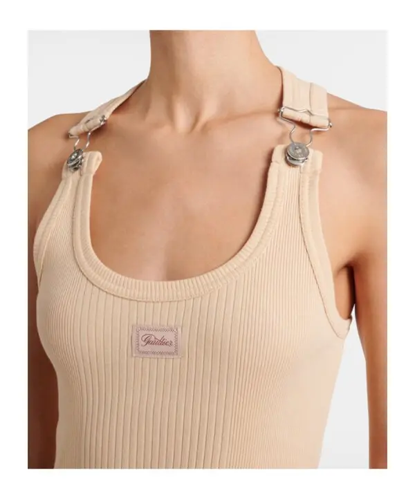JEAN PAUL GAULTIER Ribbed Knit Dress