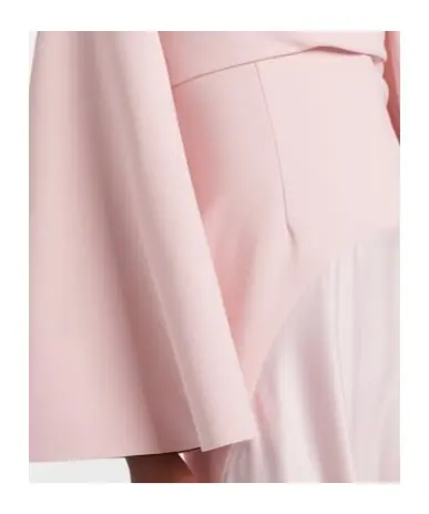 Solace Rina Satin And Crêpe Maxi Dress