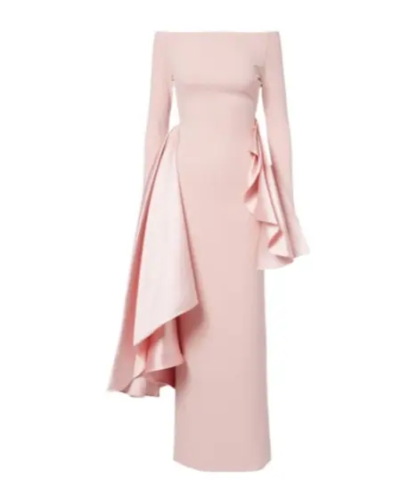 Solace Kiana Draped Off-shoulder Maxi Dress